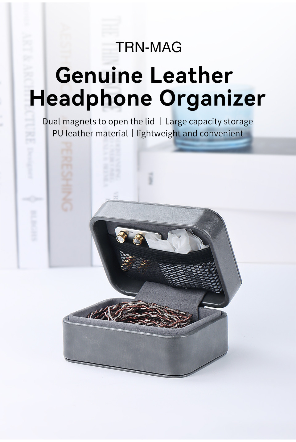 TRN Mag New Earphones Case Portable Storage Case Earphone Accessories ...