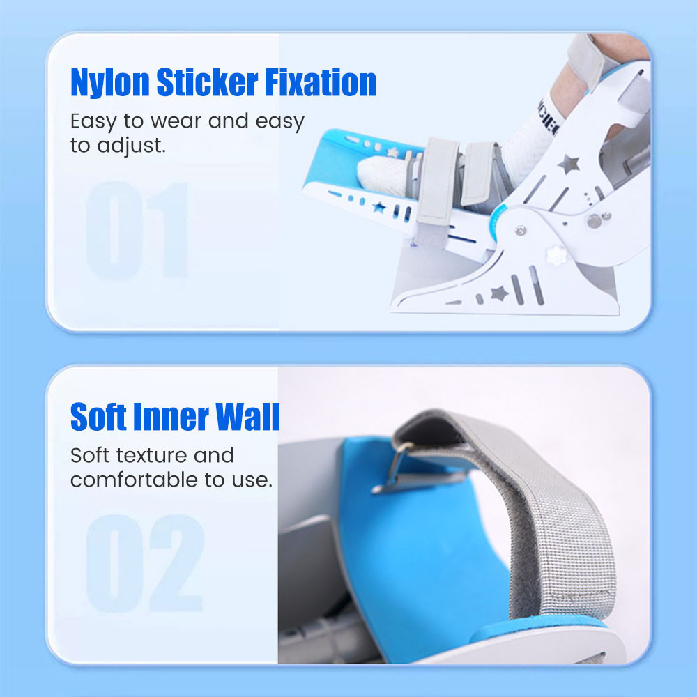 Electric ankle rehabilitation training device for foot sagging, ankle ...