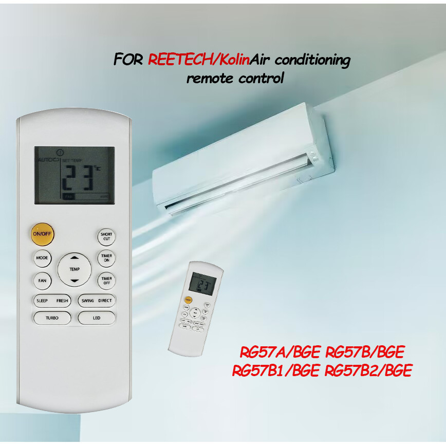 [Nilank] Reetech Kolin Air Conditioner Remote Control Suitable for ...