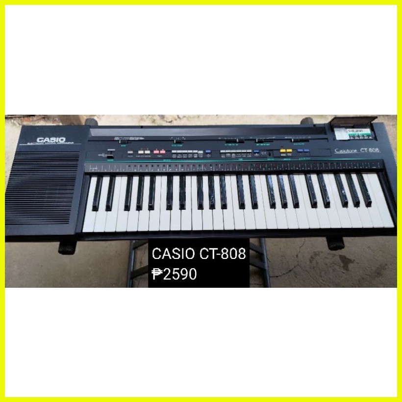 CASIO CT-808, CASIO PIANO KEYBOARD, 2NDHAND KEYBOARD | Shopee Philippines