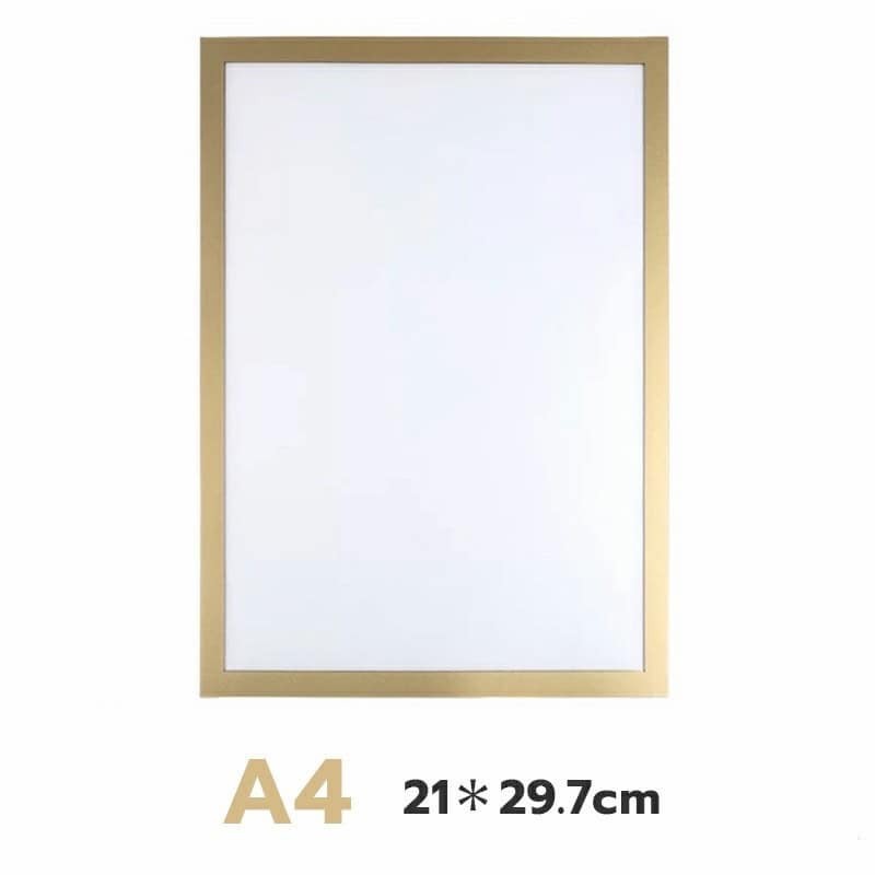 A4/A3 Magnetic Sign Holder Wall Mount Self-Adhesive Picture Poster ...