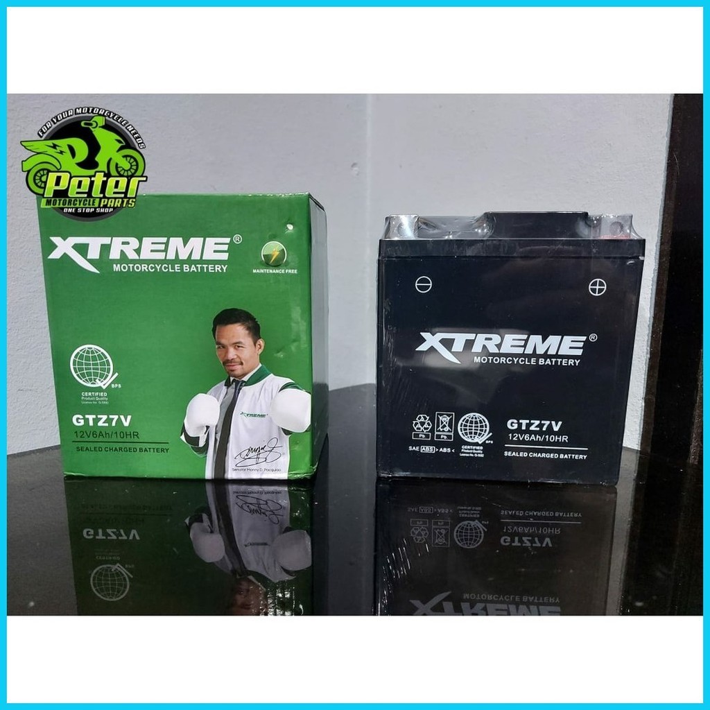 BATTERY GTZ7V (XTREME ) FOR YAMAHA NMAX 155 VERSION 1 /AEROX 155 ...