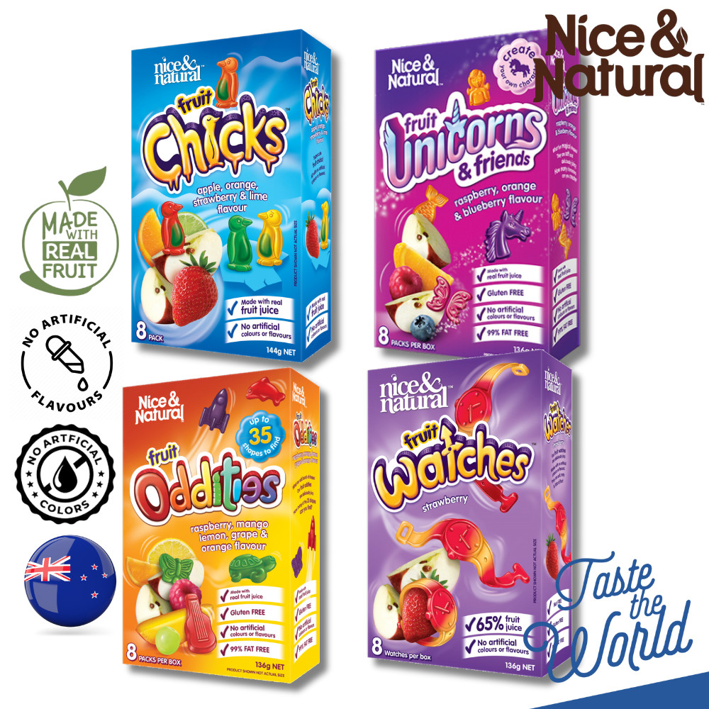 Nice & Natural Fruit Candy 8PK (136g / 144g) | Shopee Philippines