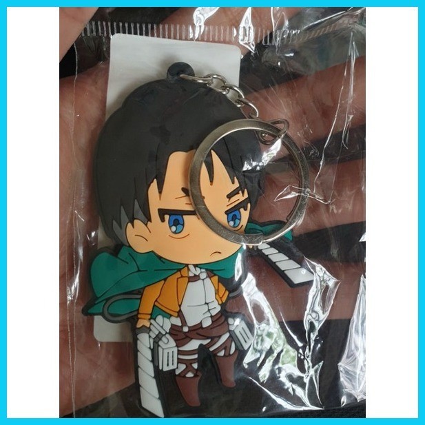 ♟ ATTACK ON TITAN / SHINGEKI NO KYOJIN PVC SILICA GEL key chain (Logo ...