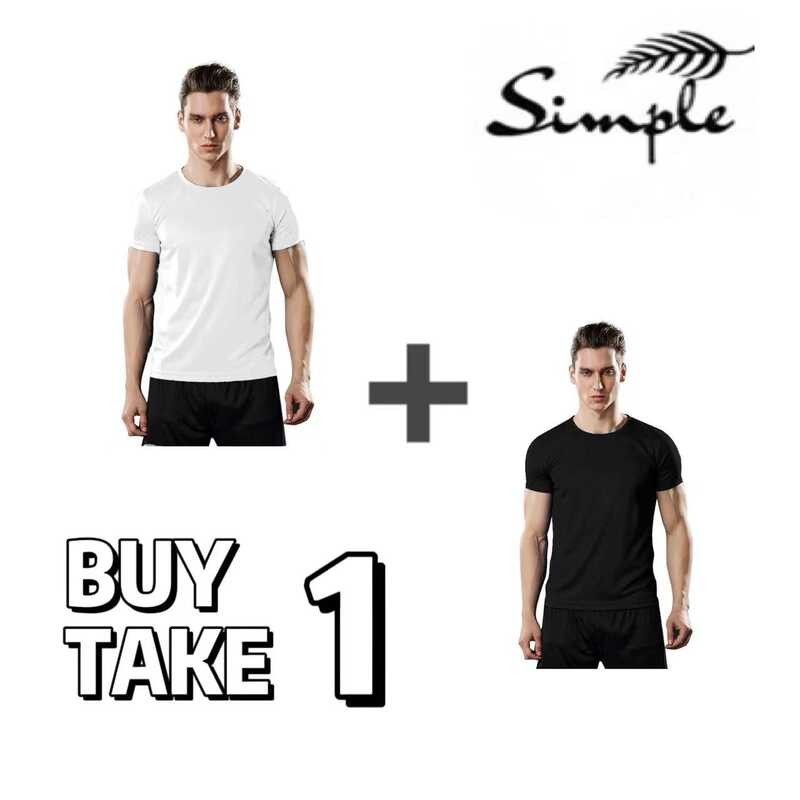 SIMPLE - bumili 1 Dalhin ang isang plain na puti+itim DRIFIT Tshirt ...