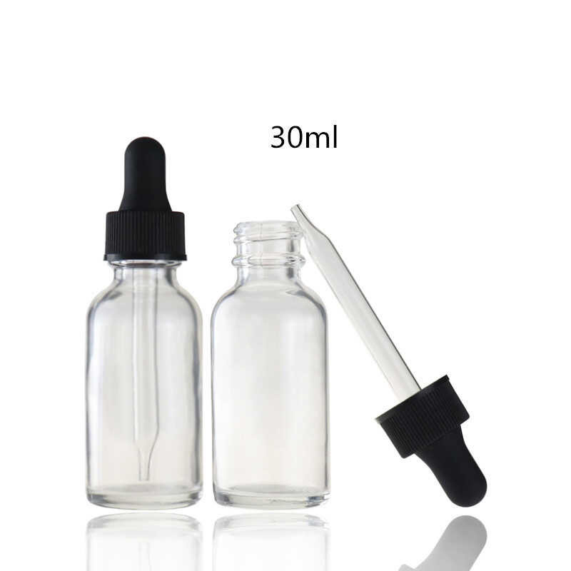 30 ml essential oil Boston physiotherapy dropper cosmetics sub essence liquid glass bottle 4ea ...