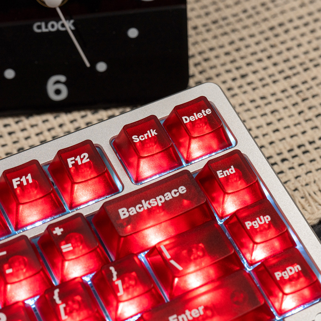 Yongqiu Frosted keycaps Foggy transparent Big font cherry profile ...