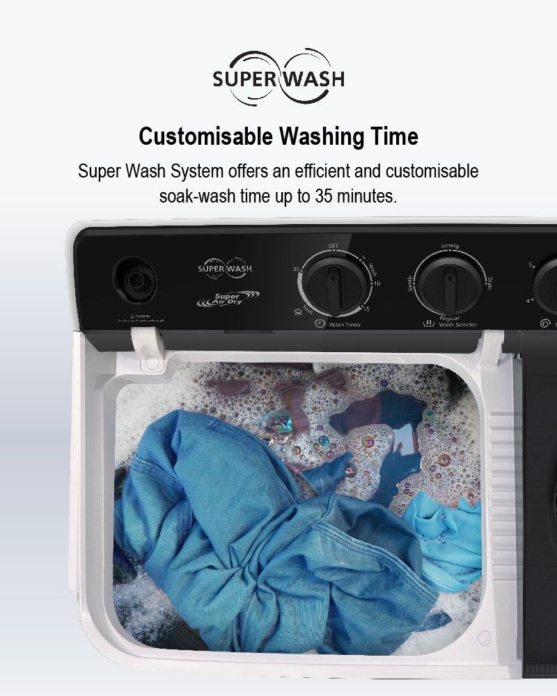 Panasonic NA-W75XG2BPH 7.5Kg Twin Tub Washing Machine | Shopee Philippines