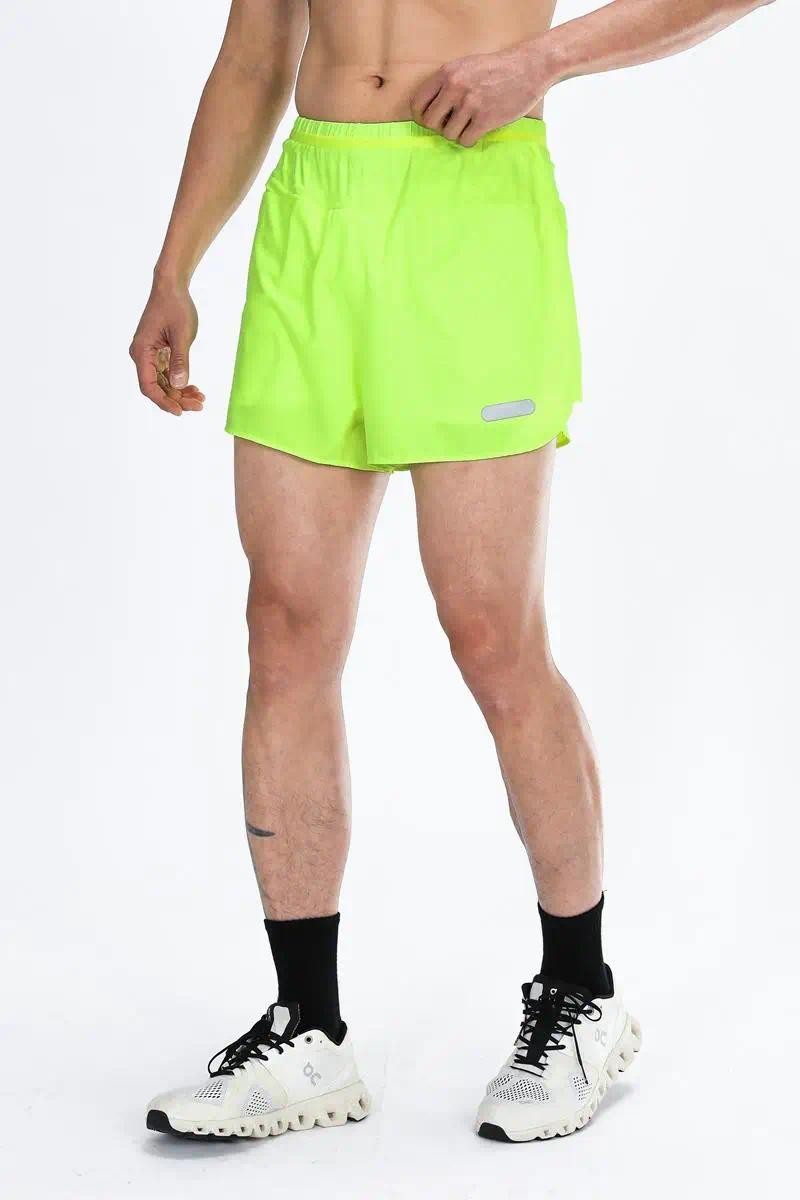 5 Pockets Men's Quick-Dry Double Layer Reflective Marathon Running ...