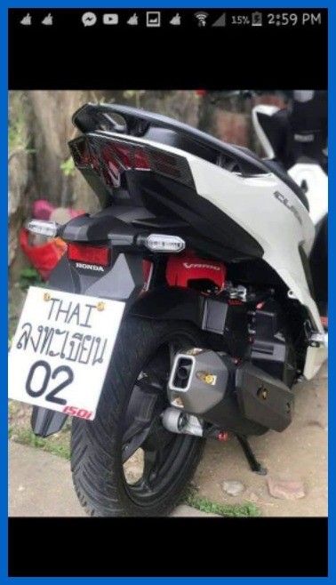 ☢ Honda Click OEM Tire Hugger - Honda Click 125i / 150i Fit to All ...