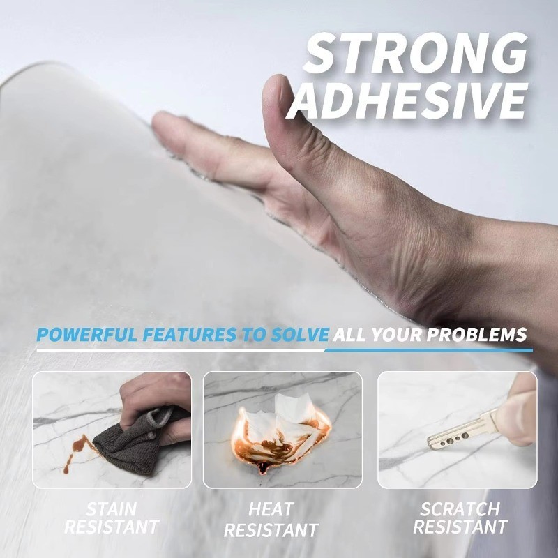 60x60 Vinyl Tile Flooring Self Adhesive Waterproof Sticker PVC Floor ...