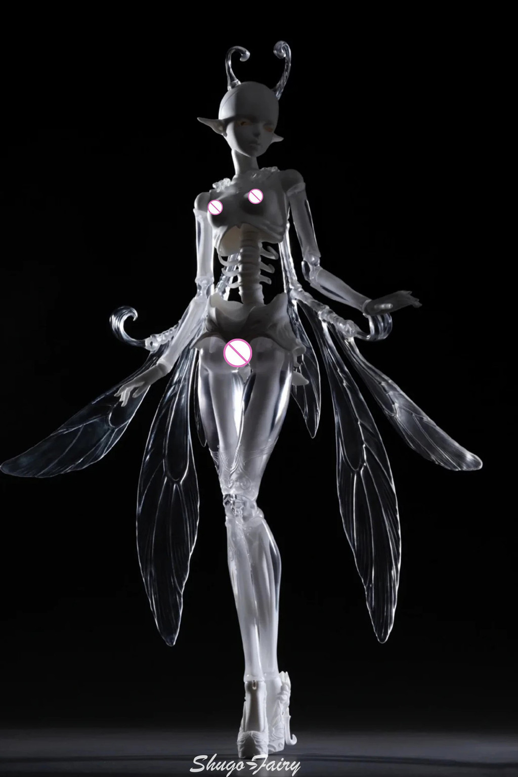 GuDie Bjd 1/4 Dolls Delicate Hyaline Skeleton Animal Nude Dolls Resin ...