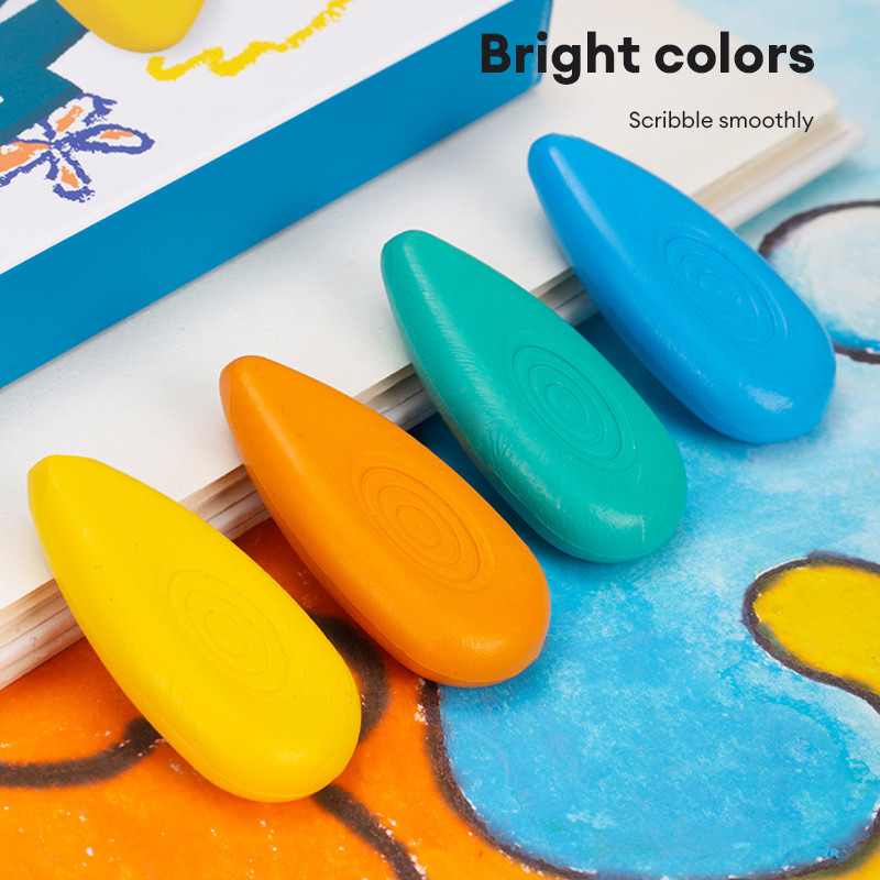 Deli 12/24/36/48Colors Water Drop Crayons 72074 Art Painting Supplies ...