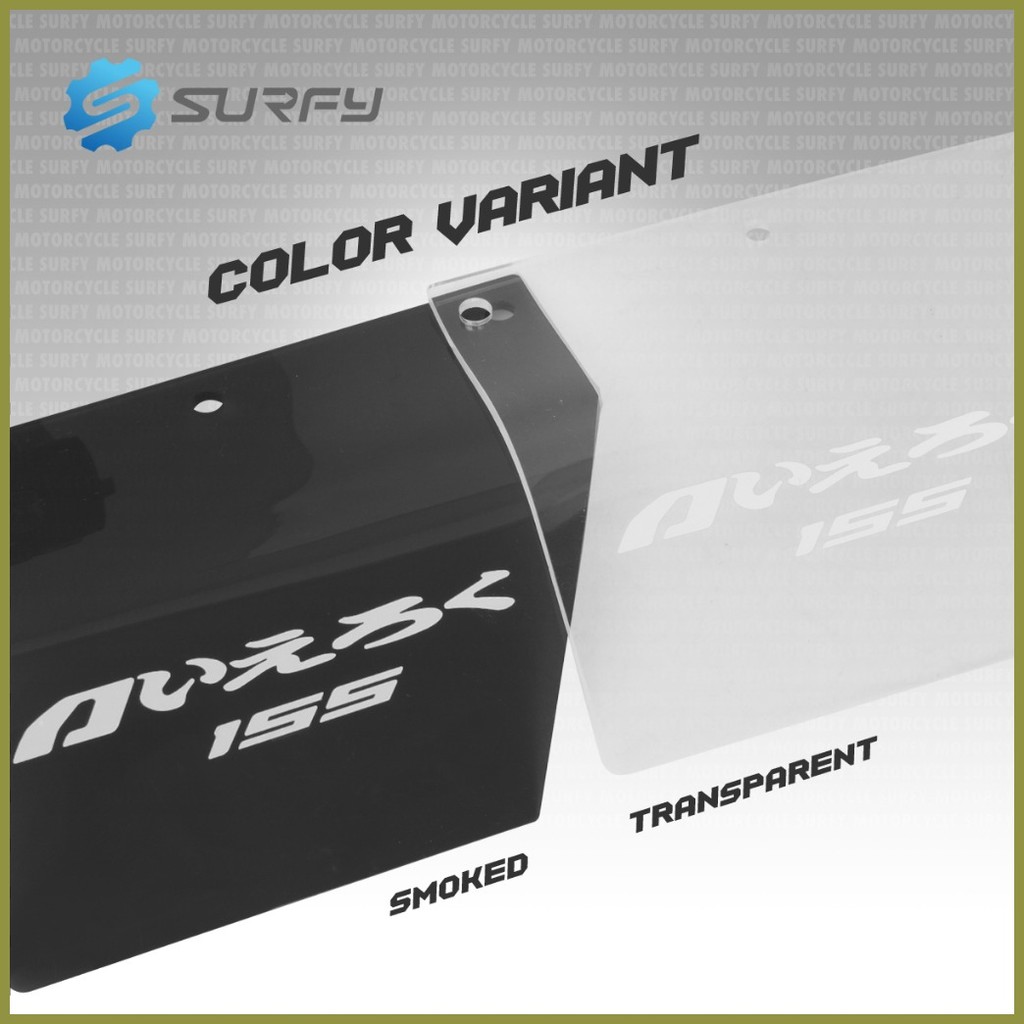 ∆ ∏ ﹊ YAMAHA Aerox V1 V2 Mud Flap Acrylic Japanese Font Design 3mm ...