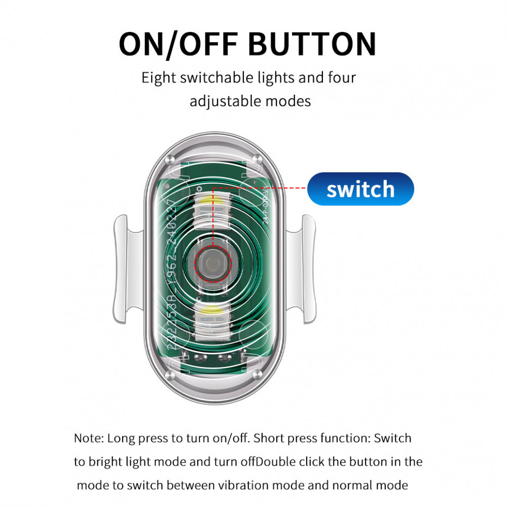 7 colors Remote RGB Led Aircraft Strobe lights Motorcycle Lights LED Flash Position Wireless ...