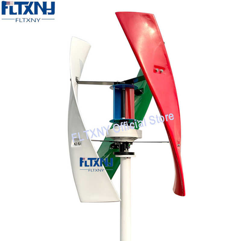 20KW Home Roof 20000W 12V 24V 48V Free Energy Vertical Wind Turbine ...