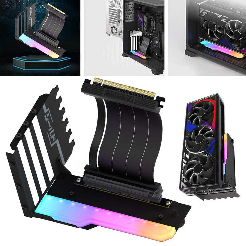 Graphics Card Vertical Holder Kit Na May 15Cm Pci-E 4.0 X16 Riser Cable ...