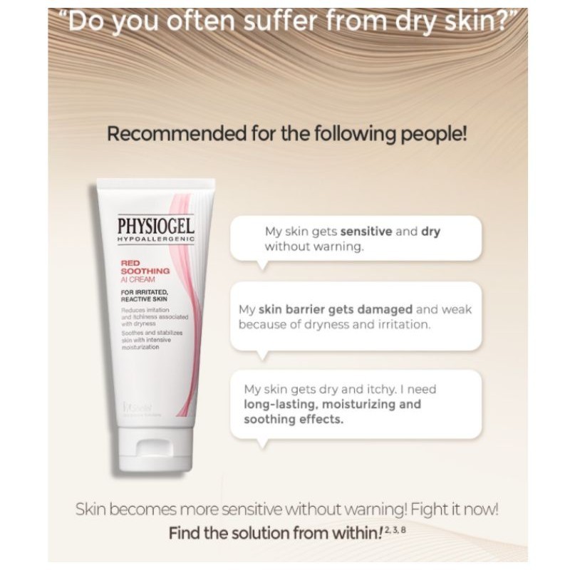 ⭐ PHYSIOGEL Red Soothing AI Cream 30ml | Shopee Philippines