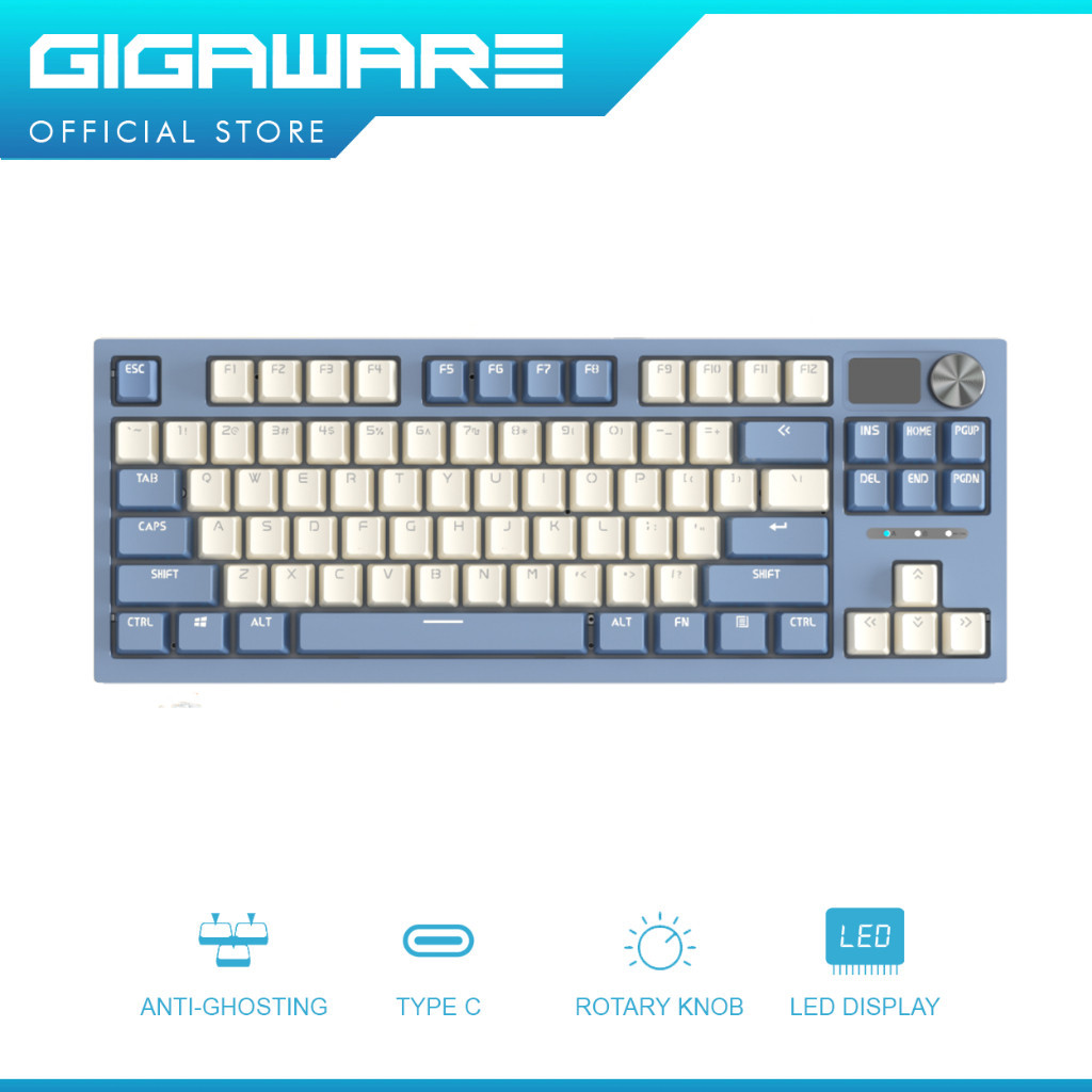 Langtu LT84 84 Keys Tri-Mode Wired Hot-swappable Mechanical Keyboard ...