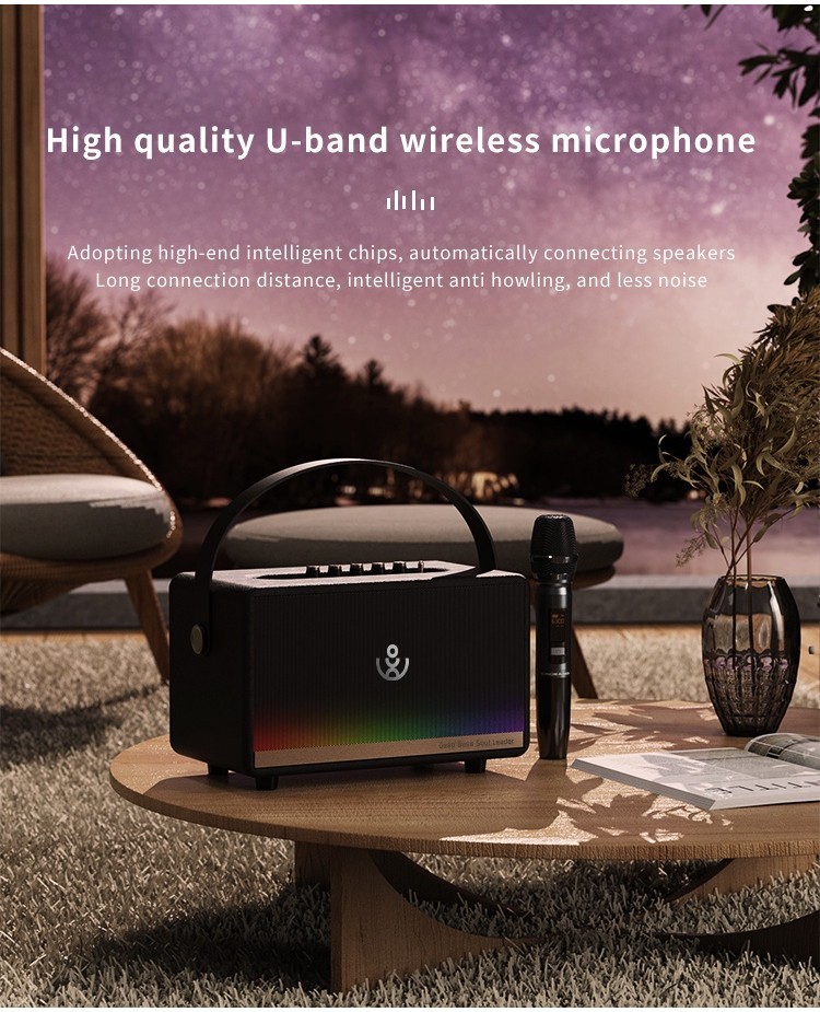 XDOBO Mirage 130W Ultra High Power Portable Wireless Bluetooth Speaker ...