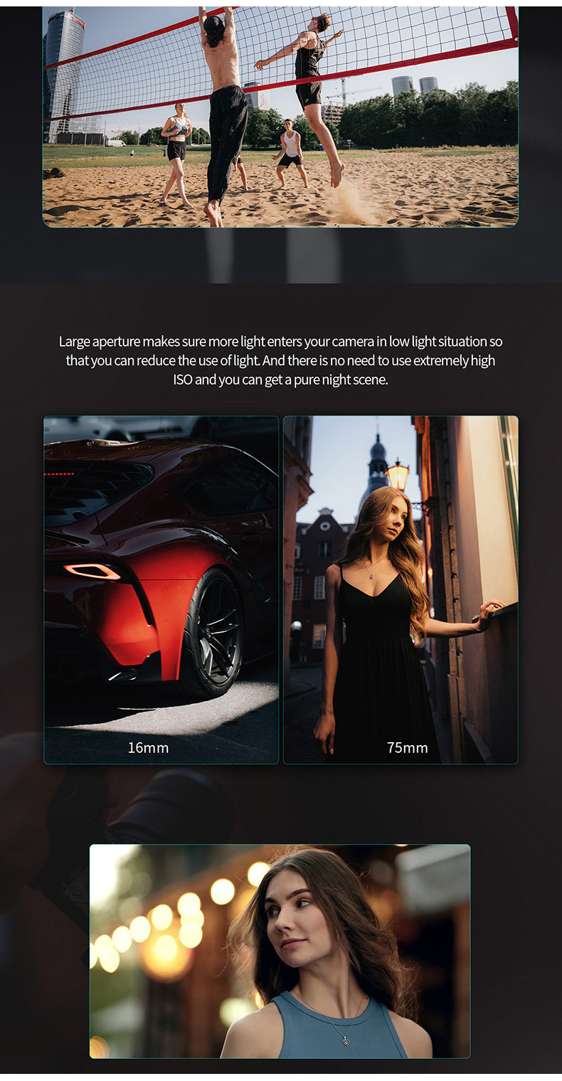 SIRUI 16mm 75mm F1.2 Sniper Series APSC AF Autofocus Lens for Mirrorless Cameras | Shopee ...