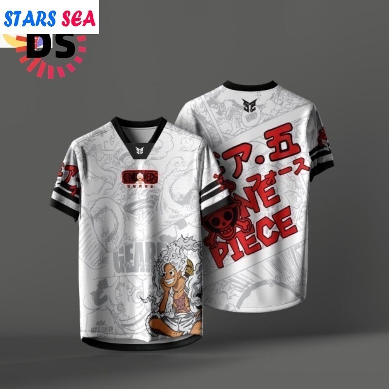 Nfl Lycra Jersey One Piece Monkey D Luffy Gear Five 5 Anime Fans Made ...