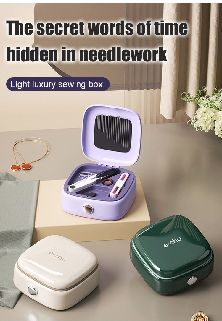 【Hot sale】Magnetic Needle and Thread Box Set Household Mini Sewing ...