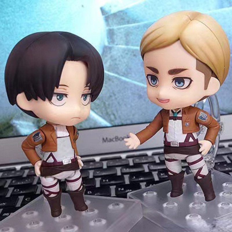 Nendoroid Attack on Titan Action Figure Eren Levi Mikasa Ackerman Hans ...