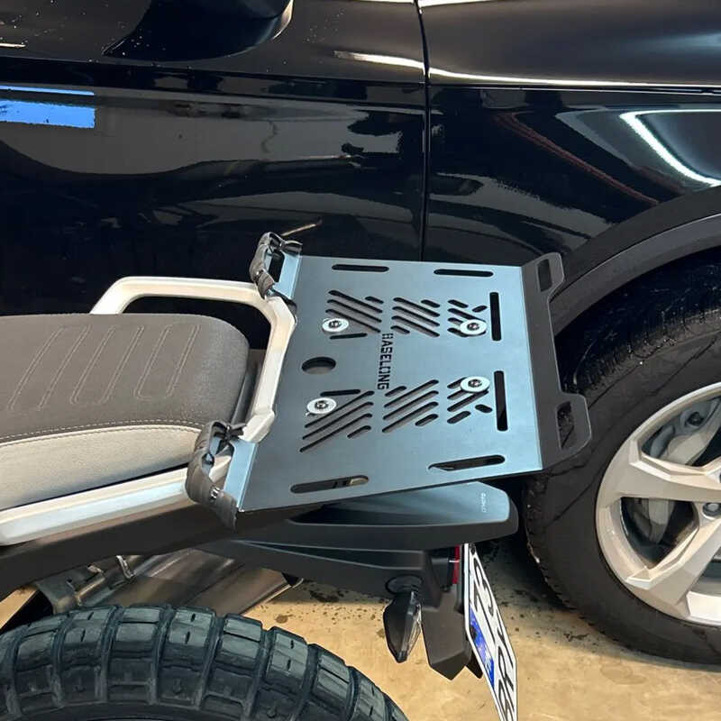 450 3 74 MT Rear Lage Carrier Rack Motorcycle Cargo Storage Tail Box ...