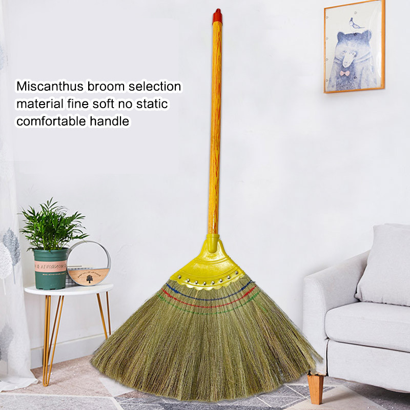 8 Nails Soft Broom Double Sewing Walis Tambo Kahoy For School Factory ...