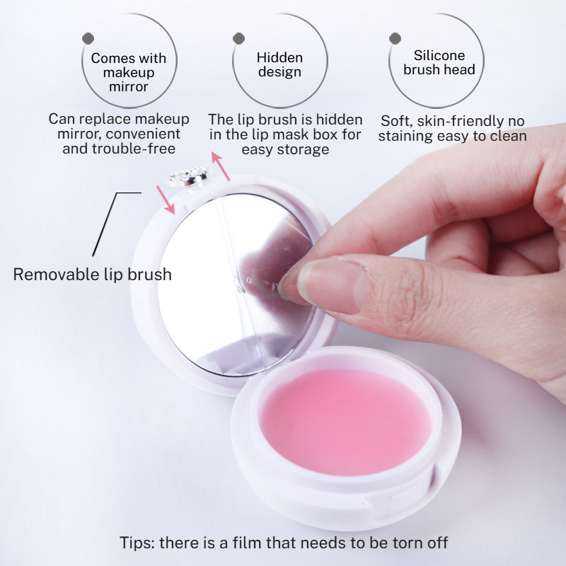 Sleeping Lip Mask Moisturizing Lip Lines Nourishing Rose Lip Mask ...