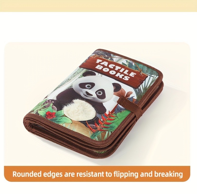 Baby Toys Children's Animal Touch Book Promote Sensory Development ...