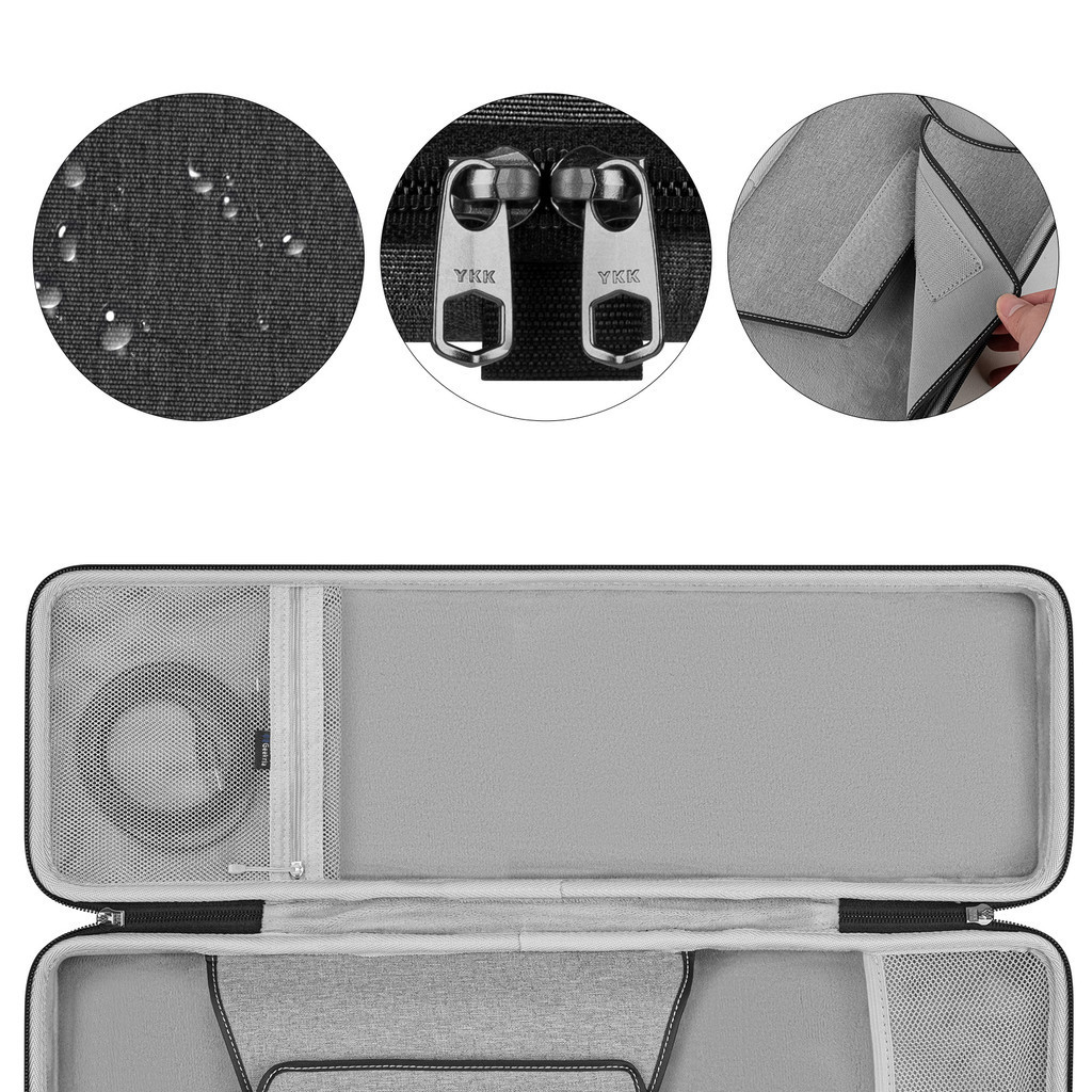 Geekria 65% Keyboard+Mouse Combo Case, Hard Shell Carrying Bag for 68 ...