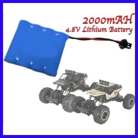 ⊕ rc buggy car 4.8v rechargeable 4xaa battery 700-2000mah Ni-cd battery ...