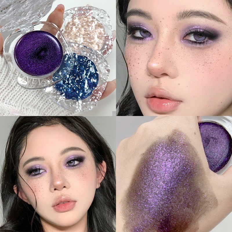 ZVEV Fine Flicker Eye Shadow Plate - Waterproof, Long-lasting ...