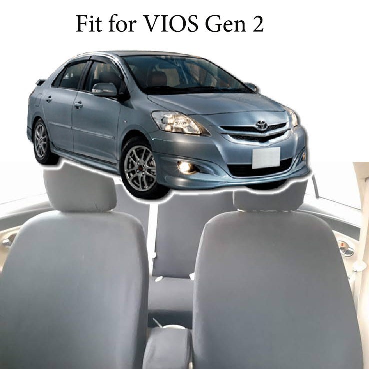 Toyota Vios 2008-2012 batman Gen2 Car Seat Cover Plain Design Corduroy ...