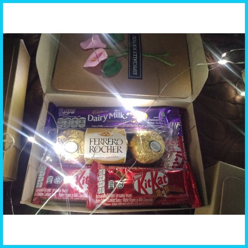 ∈ ALL IN SERIES: Surprise Gift Box of Chocolates, Flower, and Letter ...