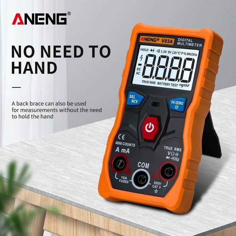 MGA V03A Digital Professional Multimeter AC/DC Voltage Current Testers ...