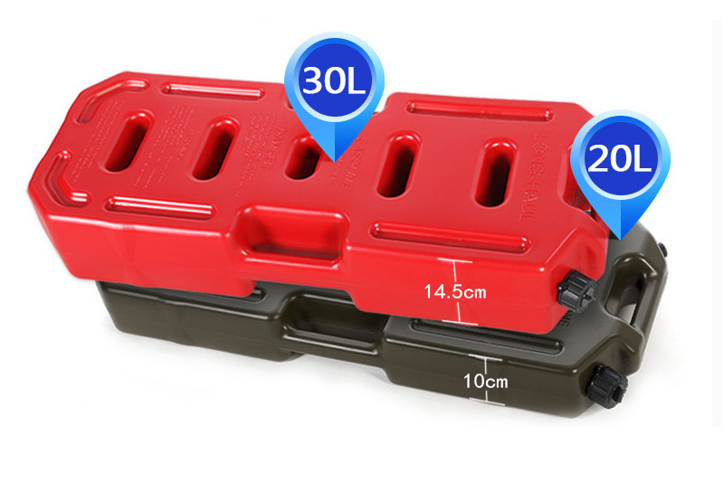 30L Liter Jerrycan Spare Fuel Barrel Gasoline Diesel Fuel Tank Can Pack ...