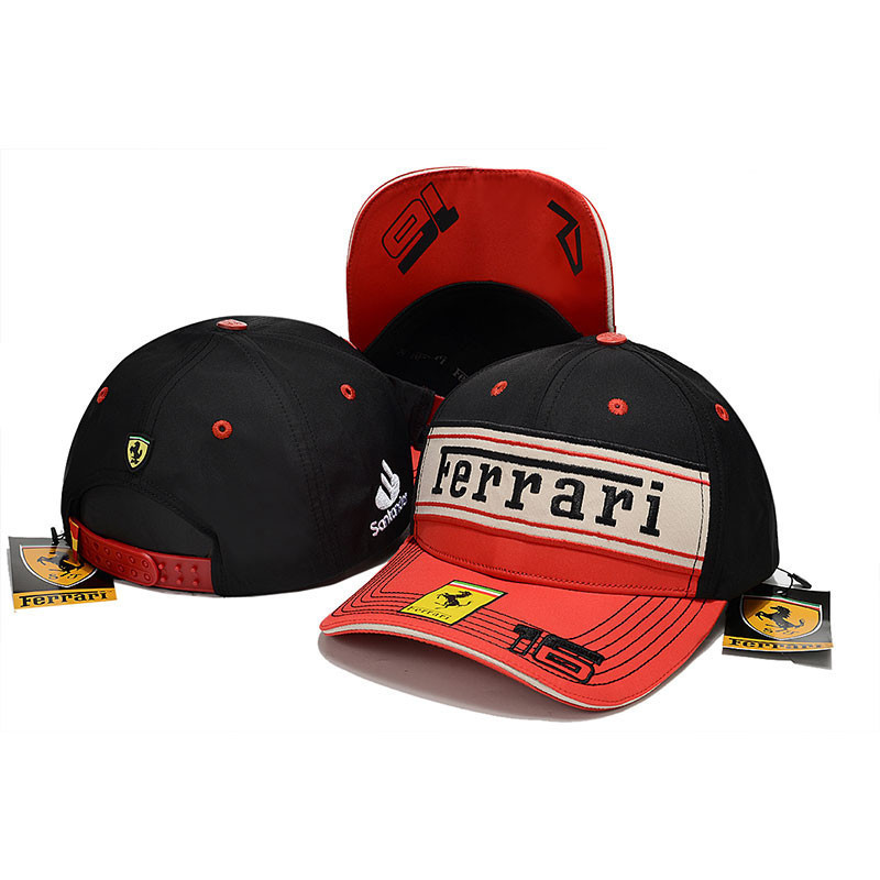 Scuderia Ferrari Racing Hats for Men and Women F1 Ferrari No.16 Charles ...