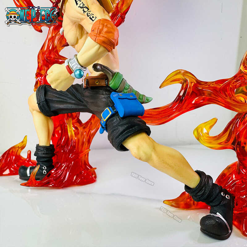 04 30Cm Isang Piece Anime Figure Fireball Portgas D Ace Action Figurine ...