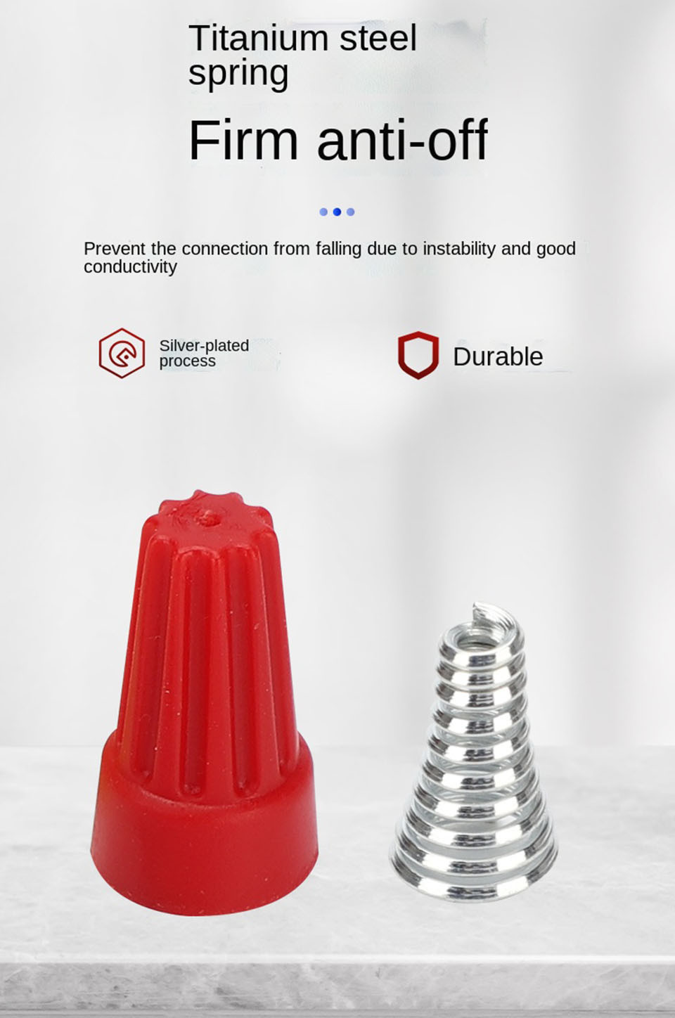 Spiral crimping cap Twist-On Terminals insulated quick wire connector ...