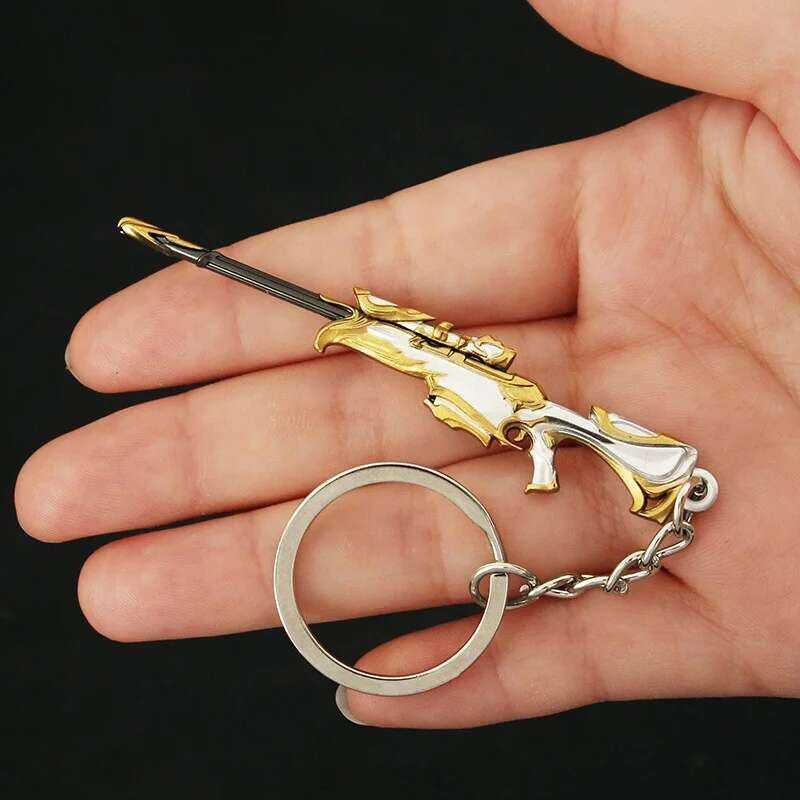 Valorant Weapon Keychains Gold Operator Keychain 8Cm Vandal Karambit ...