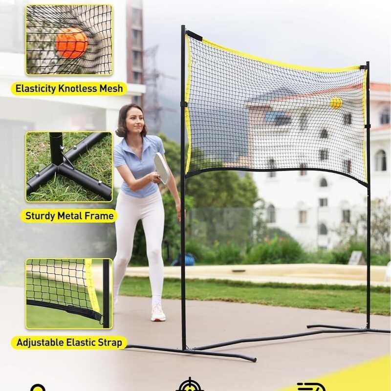 Mini Pickleball Net 6-Foot Pickleball Training Rebound Net Pickleball ...