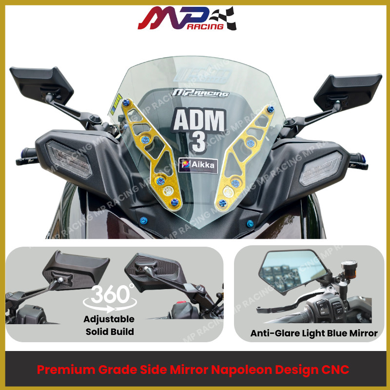 Side Mirror Premium Grade Xmax 250,Nmax,NVX,Y15,Y16,NVX,ADV160 | Shopee ...