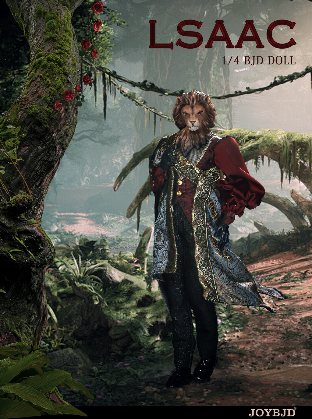 Joybjd Lsaac Animal Bjd Doll 1/4 Full Set with Bailang Body Medieval ...