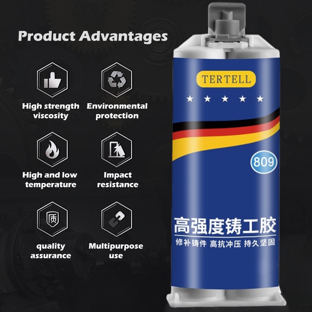 50/100g AB Caster Glue Metal Casting Adhesive Industrial Repair Agent ...