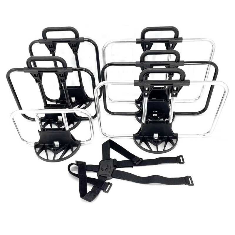 Folding Bike Front Bags Racks Bracket Para sa Brompton Bicycle Backpack ...