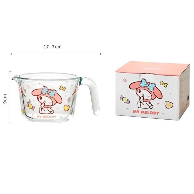 Glass Hello Kitty Sanrio Anime With Scale Whisk Kawaii My Melody ...