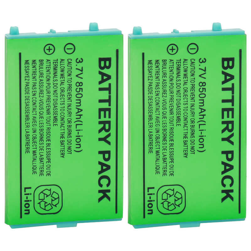 2X 850mAh for Nintend GBA SP GameBoy Advance 3.7V Li-Ion Lithium Rechargeable Battery | Shopee ...